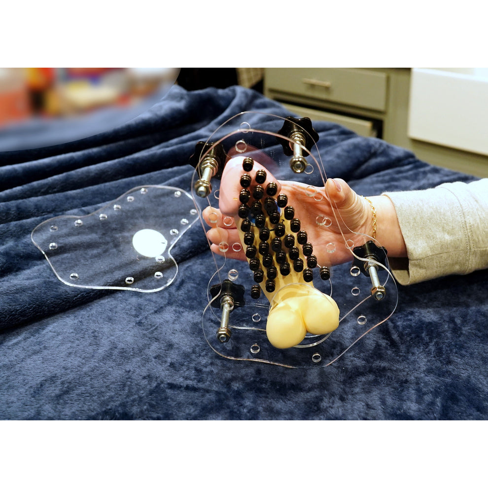CBT Male Bondage Toy Spiked Crusher Bondage W Hand Screws Cocks Ball cbt-male-bondage-toy-spiked-crusher-bondage-w-hand-screws-cocks-ball